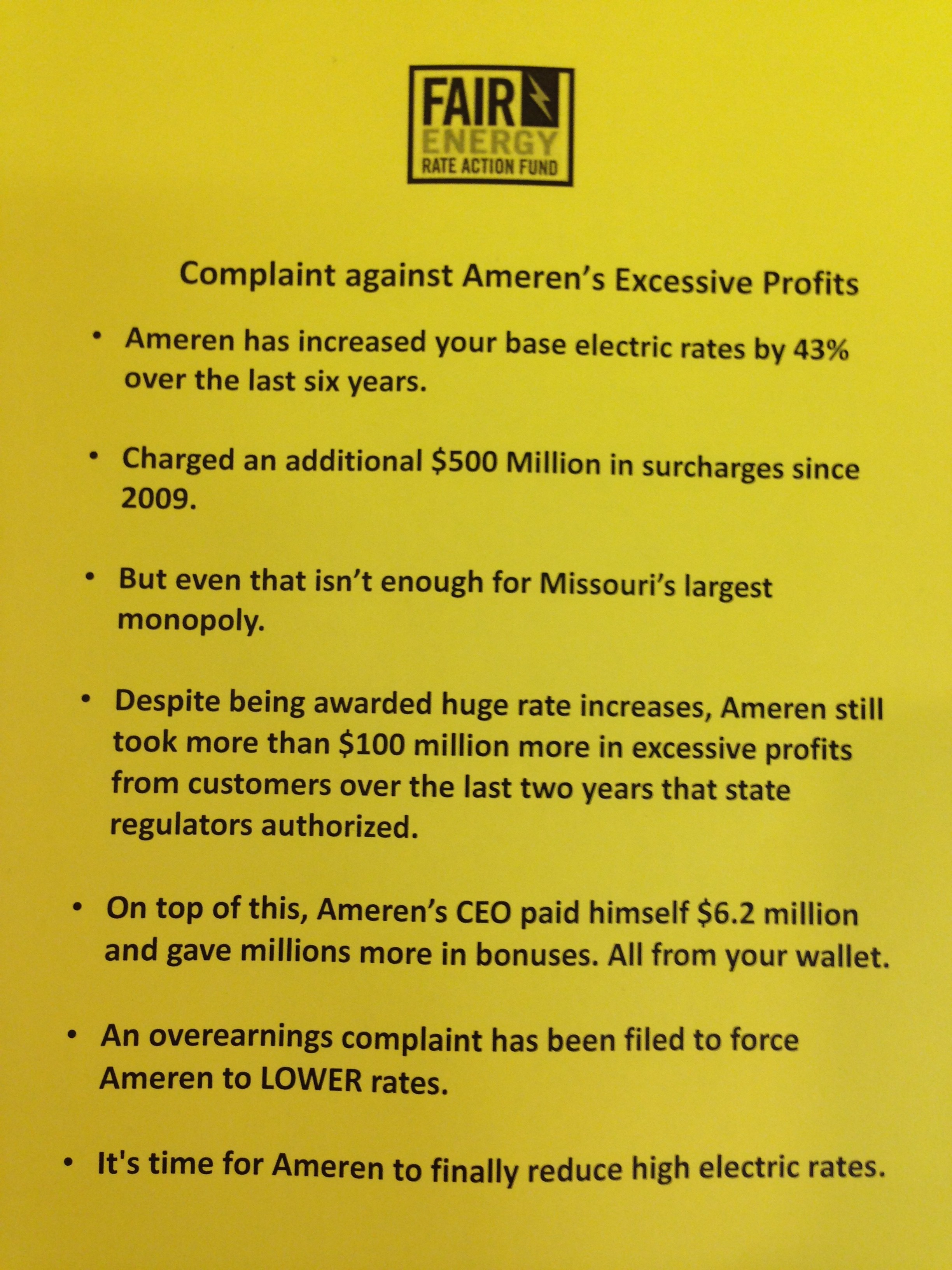 Ameren, ratepayers continue to spar over new rate case - The Missouri Times