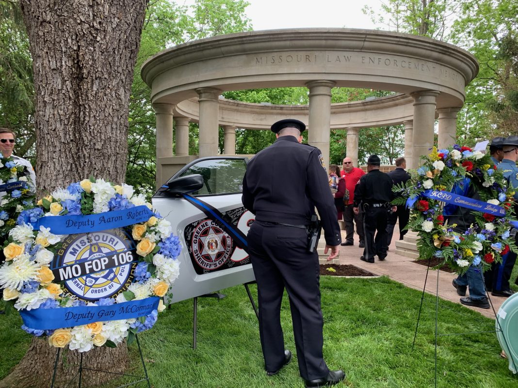State officials memorialize fallen law enforcement officers in solemn ...