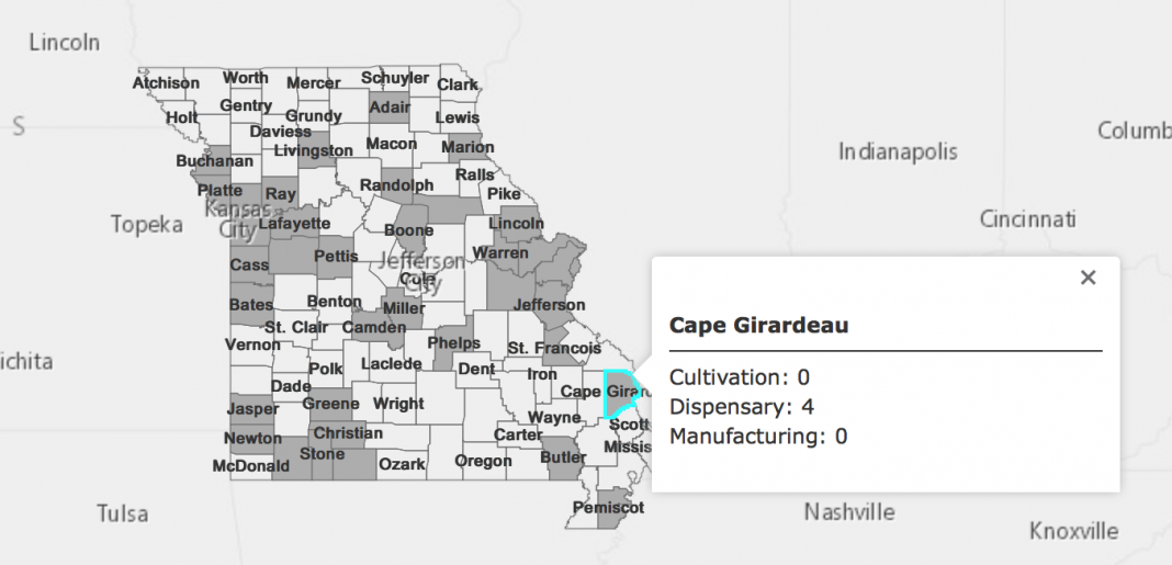 DHSS rolls out interactive medical marijuana map - The Missouri Times