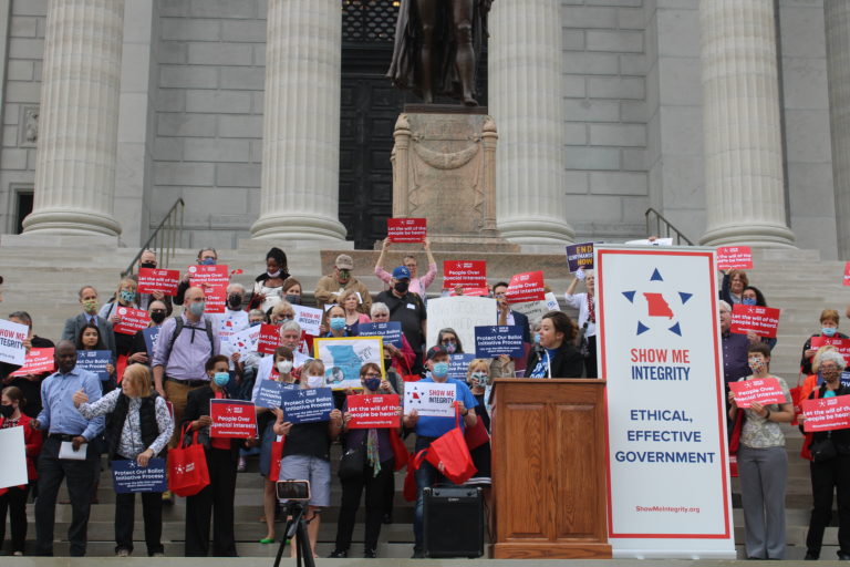 Voter rights groups rally against initiative petition changes