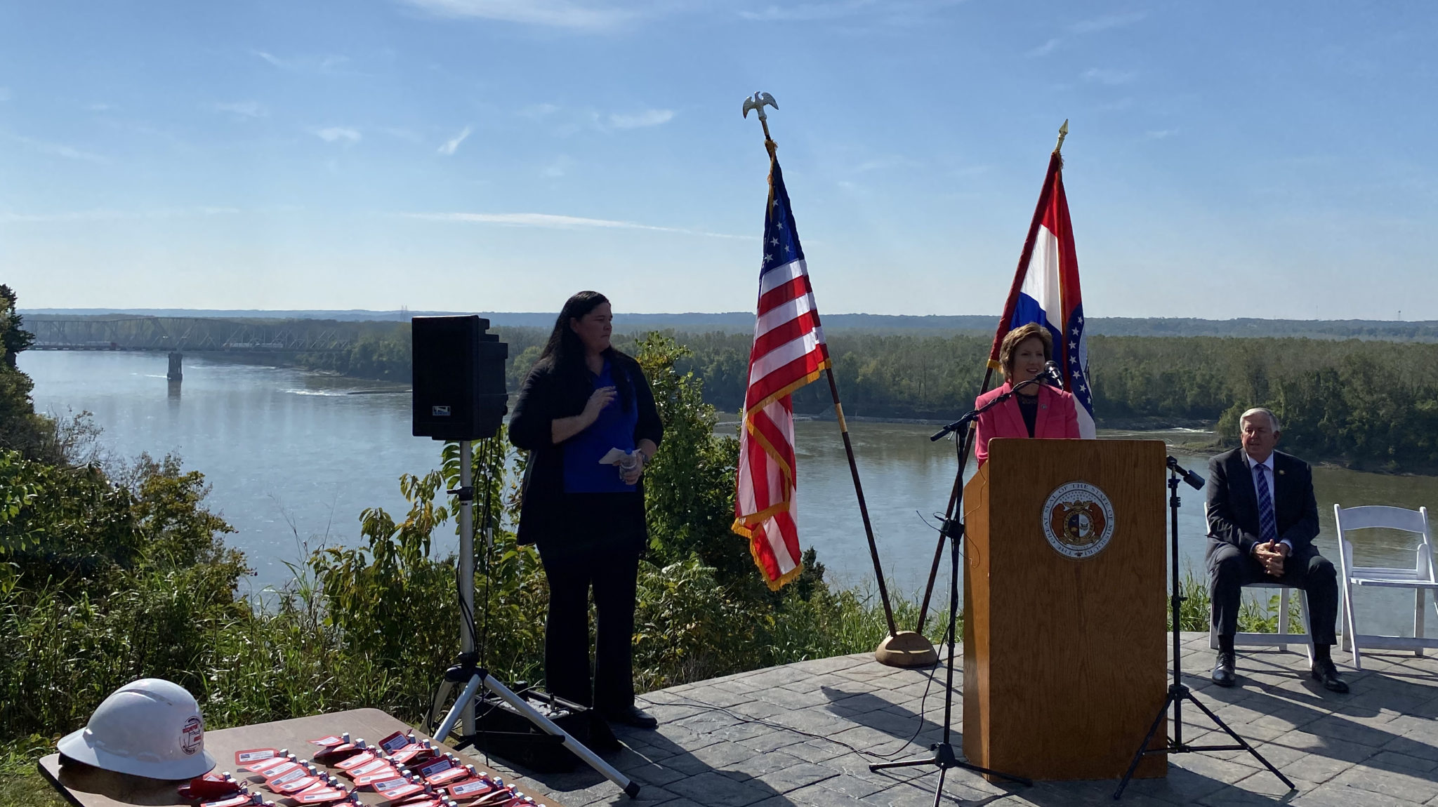 Rocheport Bridge construction kicks off with groundbreaking ceremony