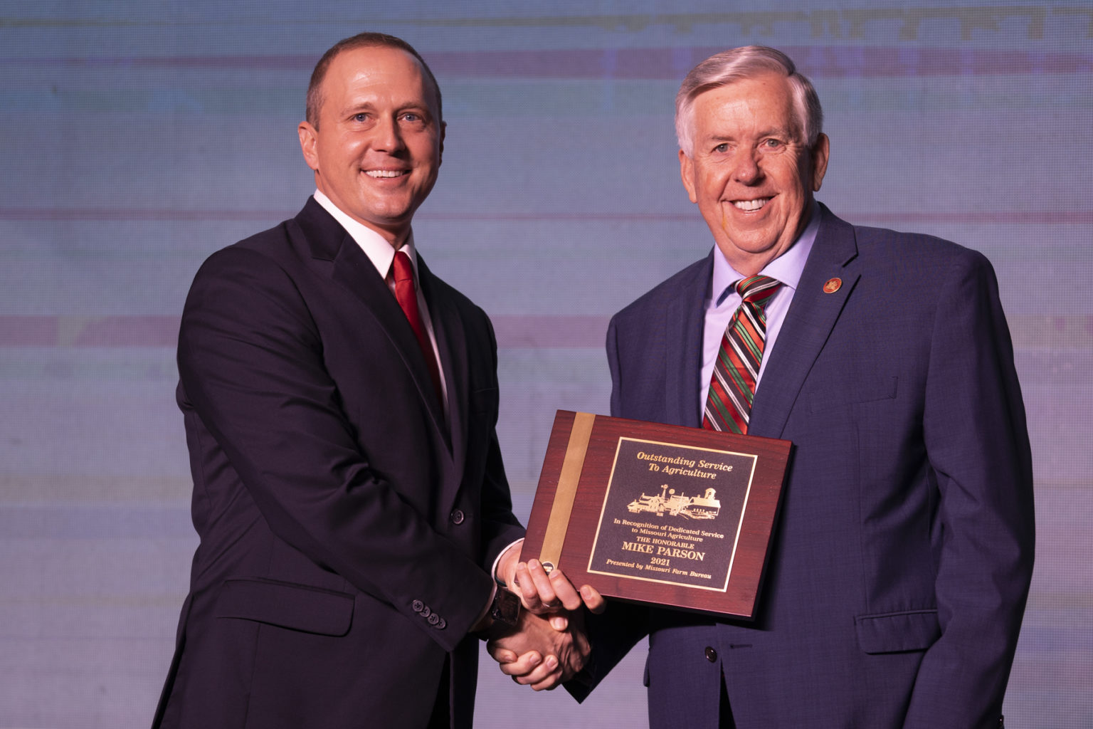 Missouri Farm Bureau honors Parson, ag leaders - The Missouri Times