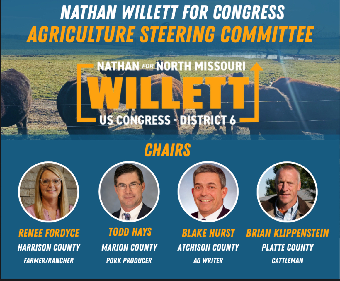 Willett Announces Agriculture Steering Committee for Congressional ...